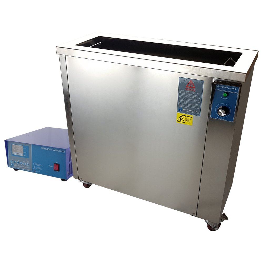 Industrial 99 Litre Heated Ultrasonic Cleaner Tank - 40kHz Single Phas ...