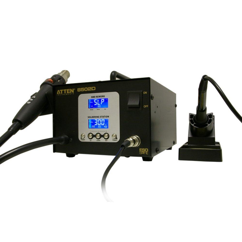 Atten AT8502D Professional Hot Air Rework and Soldering Station – PCB ...