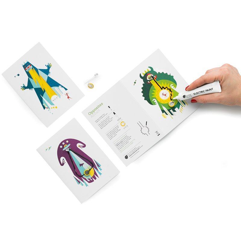 Bare Conductive Flashing Card Set Conductive Encounters|allendale-group ...