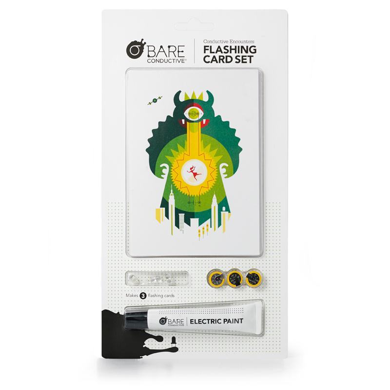 Bare Conductive Flashing Card Set Conductive Encounters – PCB Soldering