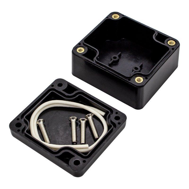 Black Sealed ABS Plastic Enclosure IP65 L64xW58xH35mm – PCB Soldering
