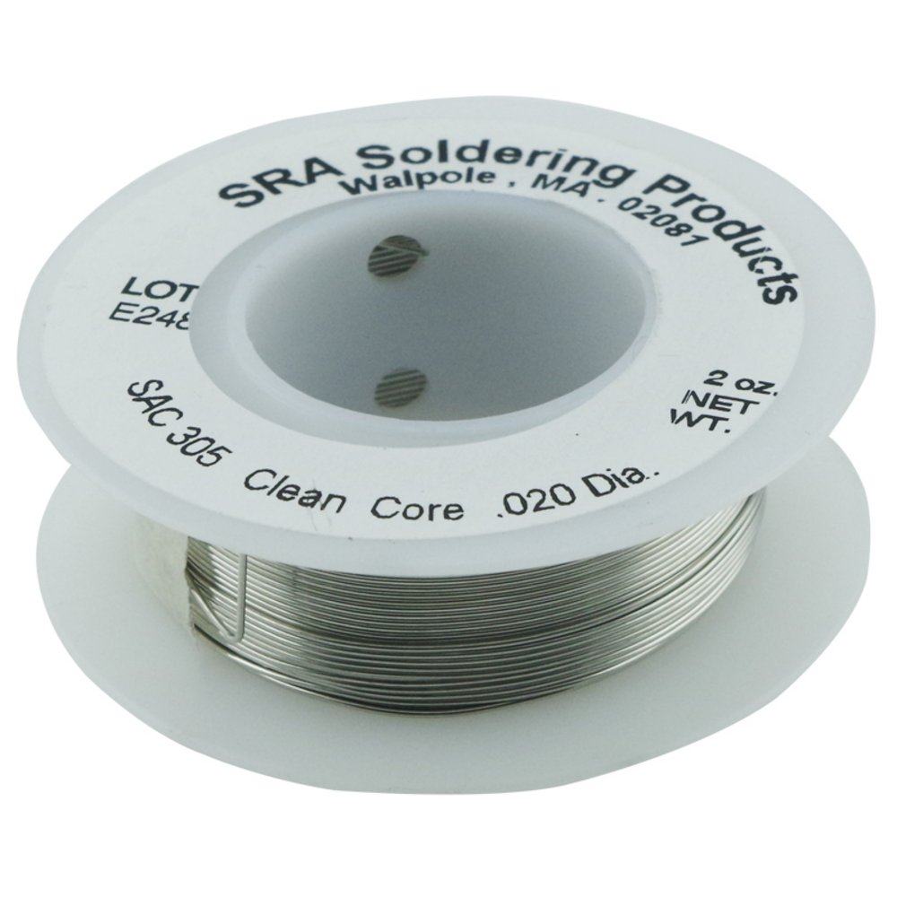 Lead Free No Clean Flux Core Silver Solder SAC305 0.5mm 57g Reel – PCB ...