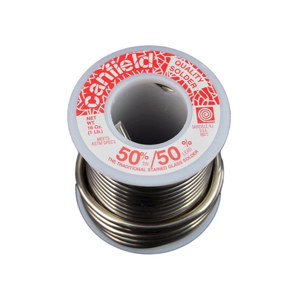 Canfield 50/50 Tin/Lead Stained Glass Solder - 1lb (450G) Roll – PCB ...